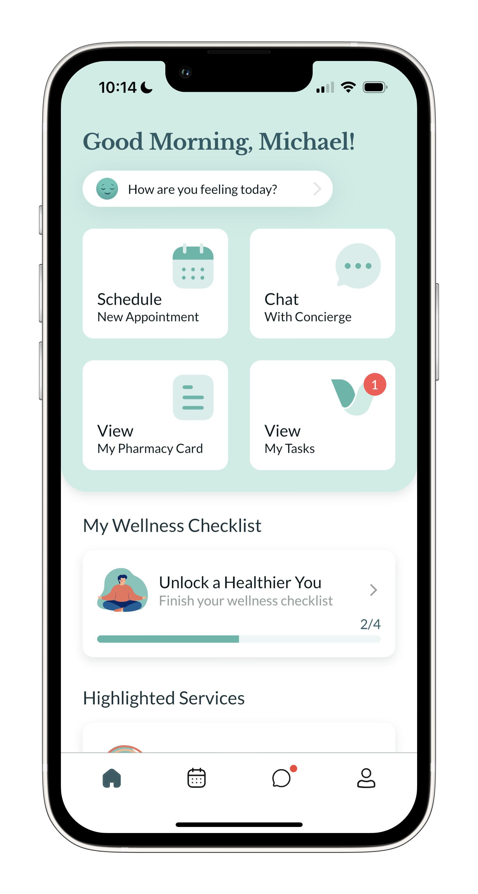 Vitable Health - Member Dashboard